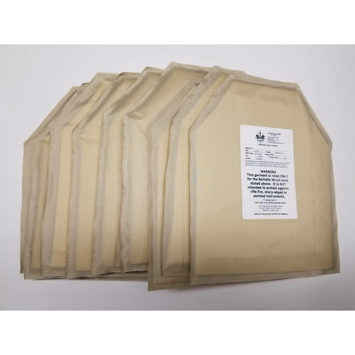 GSB 3A Soft Armor Plate Inserts by Sword and Shield Strategic | Sword ...