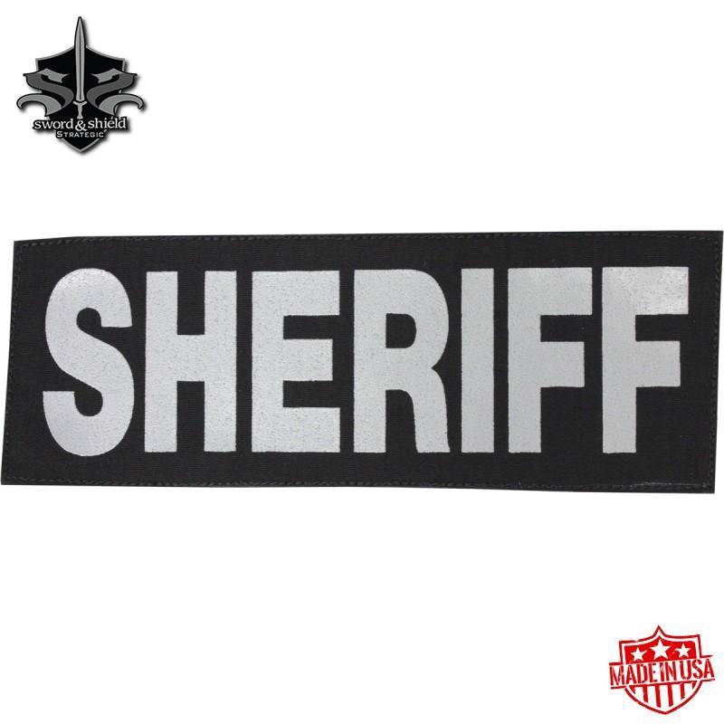 Law Enforcement Velcro Placard 2.5" x 8" | Sword and Shield Strategic
